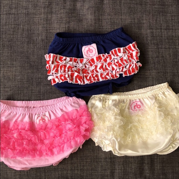 Ruffle Buns | Accessories | Nwot Ruffle Buns Diaper Covers Set Of 3 98 ...
